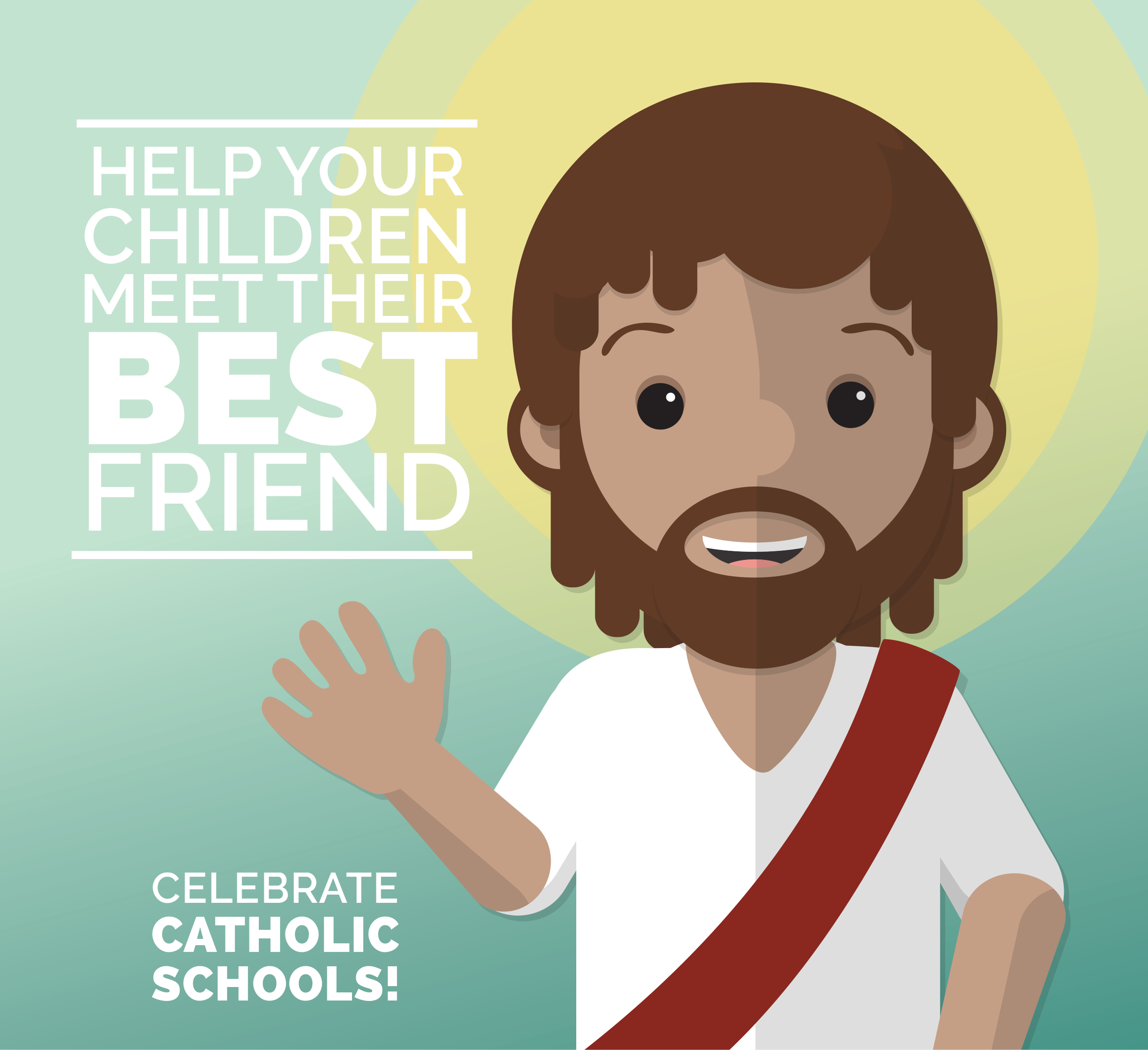Free Catholic Schools Week Graphics & Flyers | Comcenter - Catholic F…
