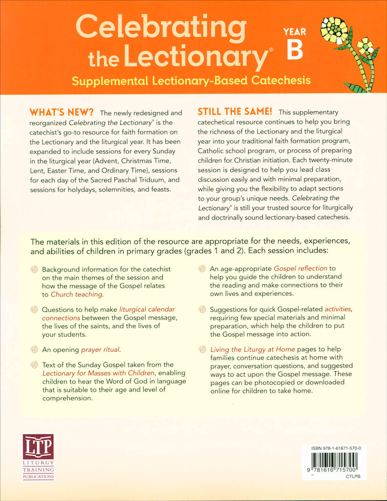 Celebrating the Lectionary: Primary Grades Year B — Liturgy Training