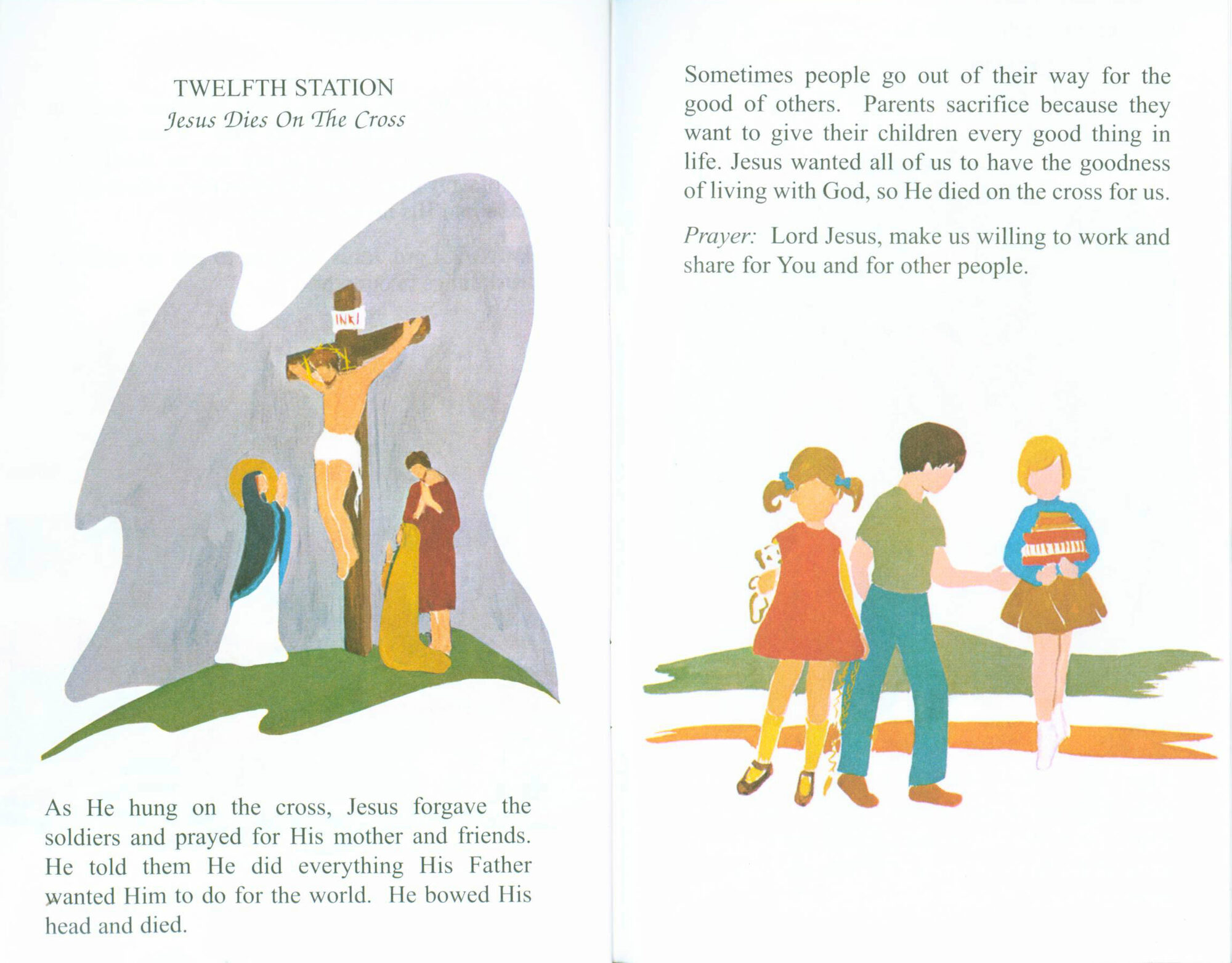 Way of the Cross for Children, Stations of the Cross for children from Bar…