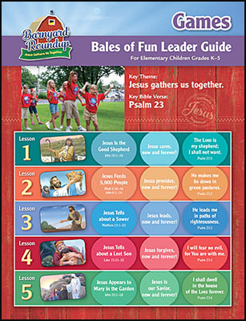 Barnyard Roundup 2016 Catholic VBS: Bales of Fun Game Leader Guide