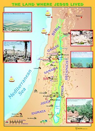 Maps of Bible Lands, Poster Set | Communication Center