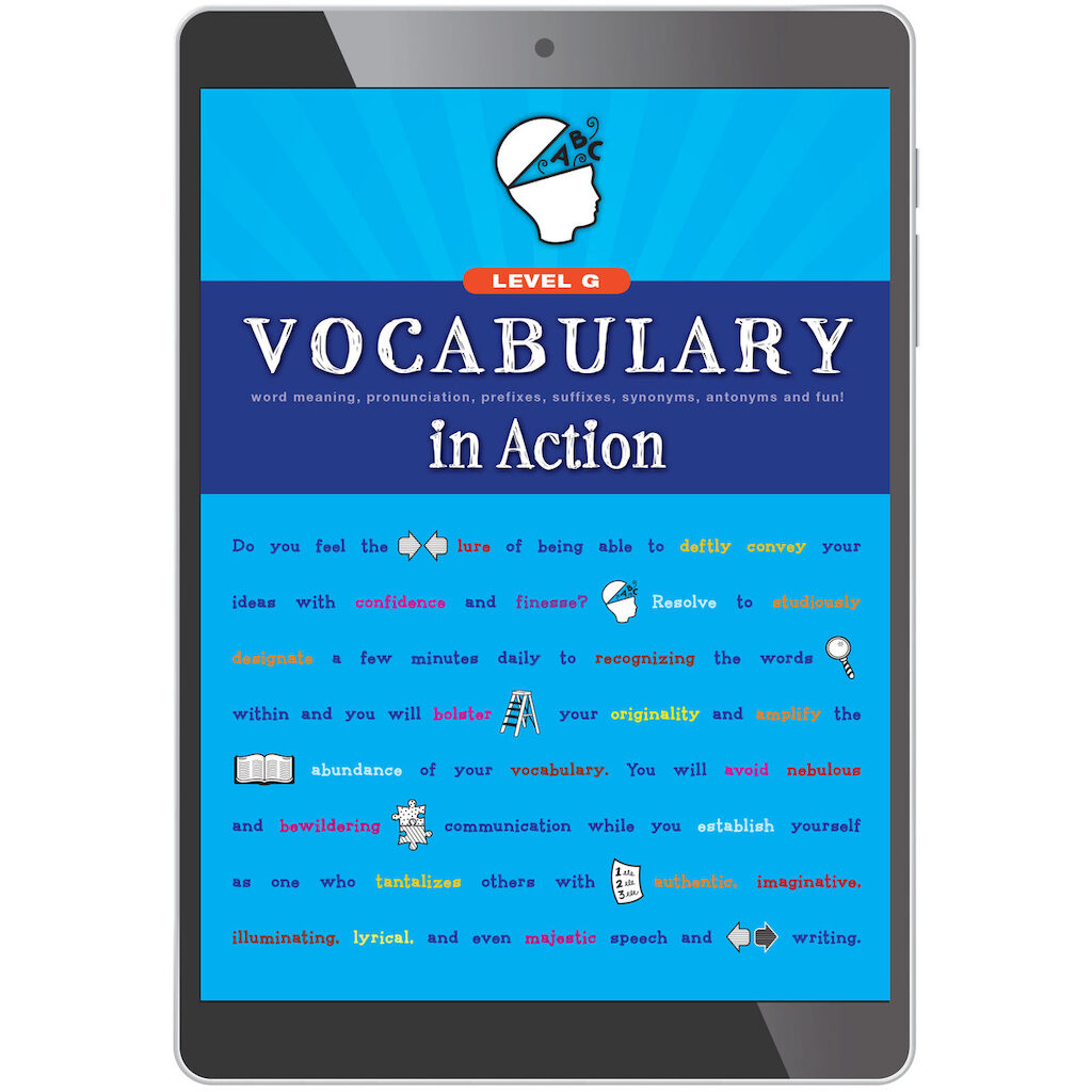 Vocabulary in Action: Grade 7, Teacher Edition Level G — Loyola Press…