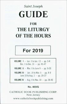 Liturgy of the Hours, large print, prayer of the Catholic church ...