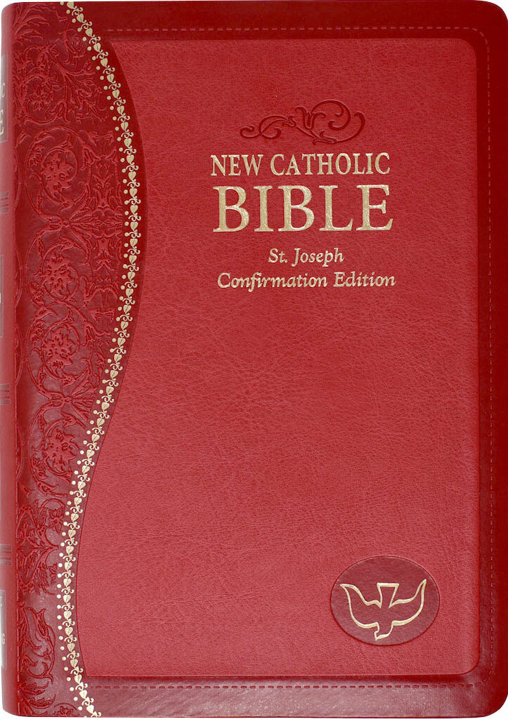 NCB, St. Joseph Confirmation Edition, leather-like Red Imitation Leat…