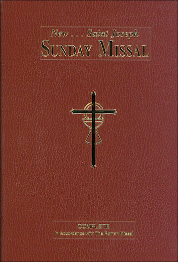 St. Joseph Missals: St. Joseph Large Print Sunday Missal, flexible burgund…