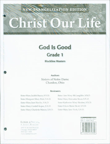 Christ Our Life: New Evangelization, K-8: Grade 1, Blackline Masters | Co…
