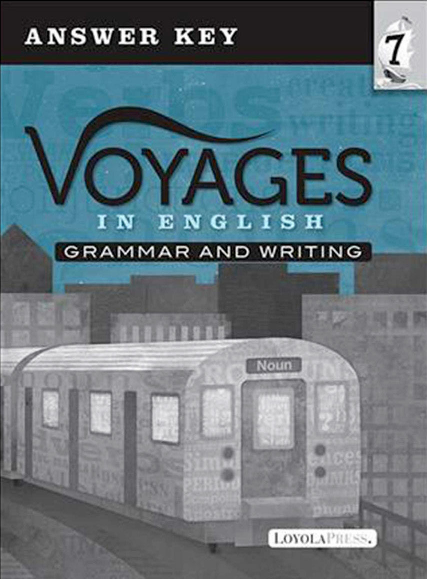 Voyages In English 2018 K 8 Grade 7 Answer Key School Edition ComCen 