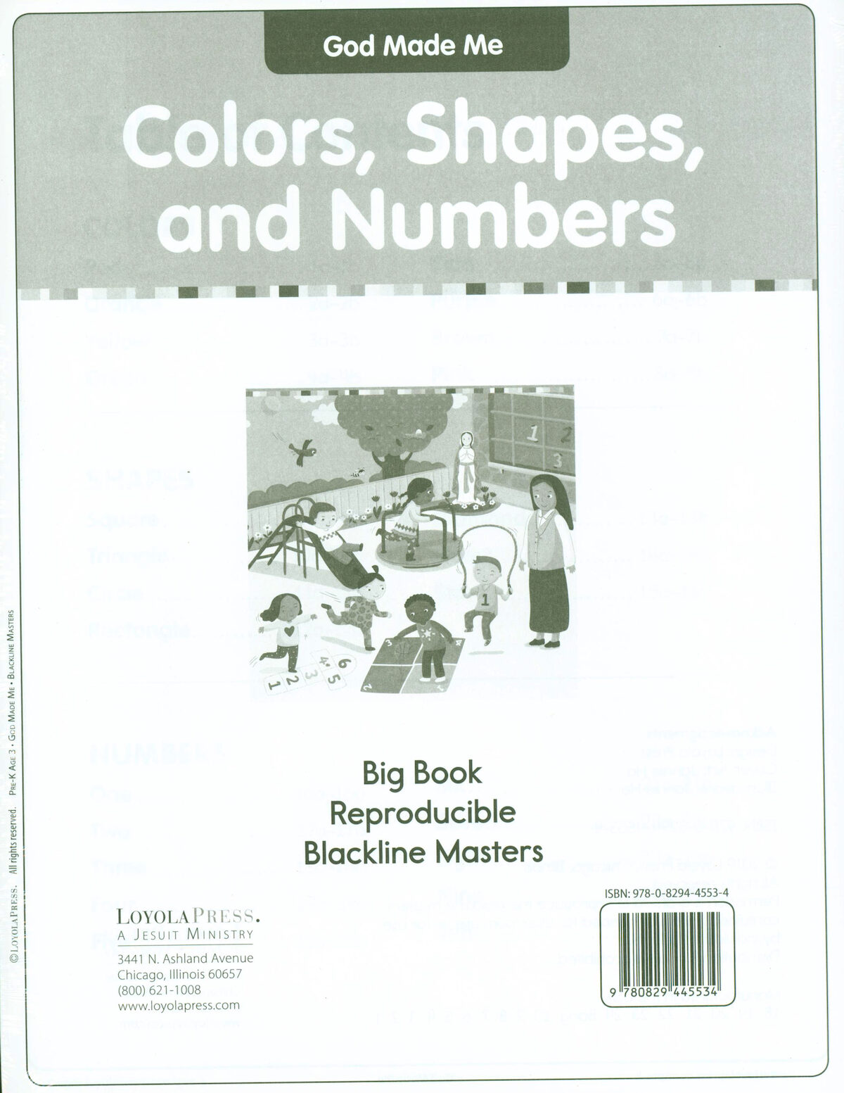 Age 3, Blackline Masters — Loyola Press | Comcenter - Catholic Faith