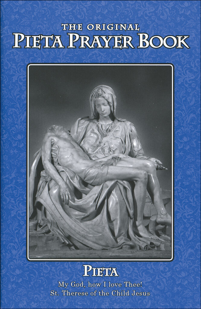 Pieta Prayer Book, English Original Blue Prayer Book — Miraculous Lad…