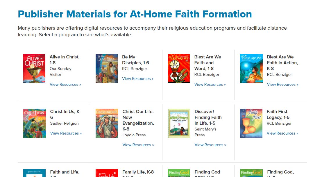 Free Stuff | ComCenter - Catholic Faith Formation